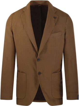 Santaniello Homme, Vestes, Brun, Taille: L Veste