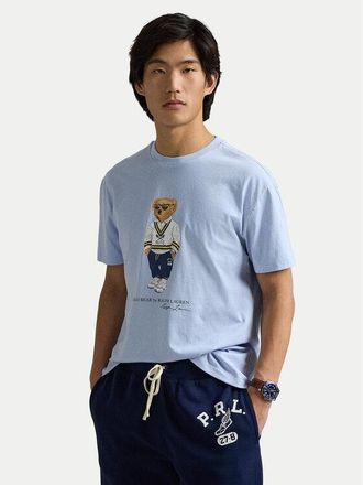 Polo Ralph Lauren T-Shirt 710973137001 Himmelblau Slim Fit