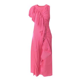 Ulla Johnson Elegantes Drapiertes Maxikleid - - Dresses - Damen - Rosa - XS
