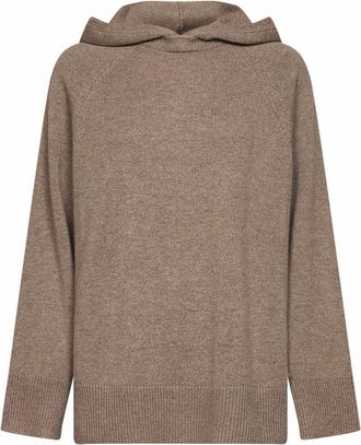 Max Mara SweaT-shirt &agrave; capuche Mxmefebo - Femme - Sweatshirts et sweats &agrave; capuche - Beige - Taille: 36 FR