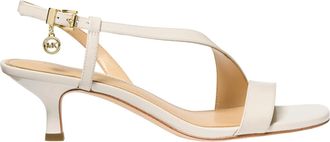 Michael Kors Sandalen - Jaida Kitten Sandal - Gr. 36 (EU) - in Creme - f&uuml;r Damen