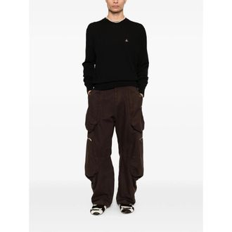 Vivienne Westwood Cashmere-Blend Crew Neck Sweater - Black