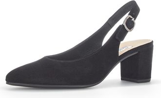 Gabor Damen Slingpumps, Frauen Absatzschuhe,Heels,hochhackige Schuhe,stoeckelschuhe,Ausgehschuhe,Abendschuhe,Court Shoes,schwarz,38.5 EU / 5.5 UK