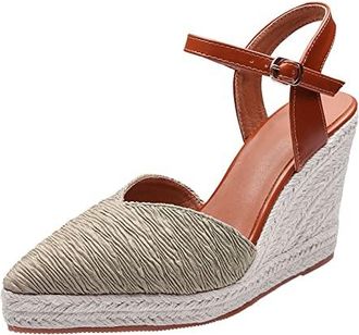 Generic Chaussures de pêcheur dété 2026 pour femmes, sandales à talons hauts à plateforme en satin léger pour bureau, soirée, fête, demoiselle dhonneur, maria