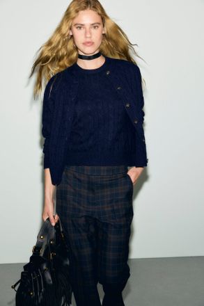 Gerard Darel Gilet &agrave; torsades - RAIZA - Marine