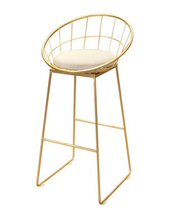 Generic Barhocker mit Metallfu&szlig;st&uuml;tze und Gestell, Moderne minimalistische Stehhocker