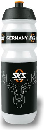 SKS Germany DEER BOTTLE LARGE 750 ml Fahrradflasche im Hirsch-Design, Fahrradzubehör (Flasche mit Shiva-Verschluss, für alle gängigen Flaschenhalter, auslaufsiche