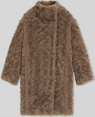 HUGO BOSS Regular Fit Teddy-Mantel mit Woll-Anteil Modell CITEDDY