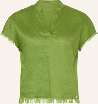 Marc Cain Blusenshirt Im Materialmix gruen