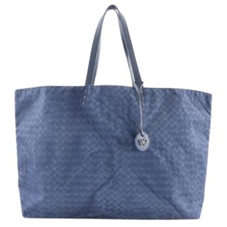 Bottega Veneta Pre-owned Nylon cabas - Homme - Pre-owned - Bleu - Taille: ONE Size