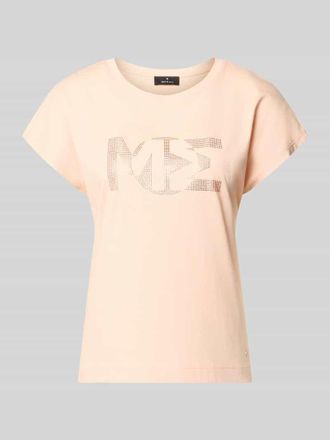 Monari Regular Fit T-Shirt mit Ziersteinbesatz