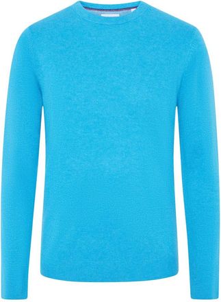Tom Rusborg Softer Pullover aus Merinowolle und Kaschmir mit O-Neck in