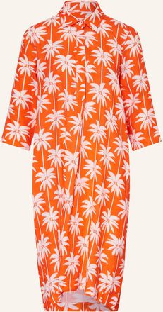 Rossana Diva Rossana Diva Leinenkleid Mit 3/4-Arm orange