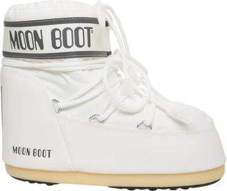 Moon Boot Stiefel - White Low Nylon Ankle Boots With Padded Shaft - Gr. 36 (EU) - in Weiß - für Damen