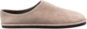 Auralee Slipper aus Wildleder - Nude