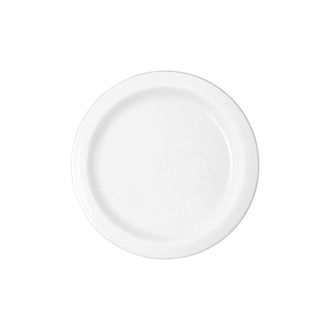 WACA 6066 Speisenteller Kunststoffteller Dm 215 mm, Farbe:wei&szlig;