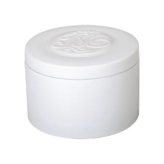 Mathilde M. Schmuckdose rund Broderie Keramik Bad Nostalgie Landhaus Shabby French