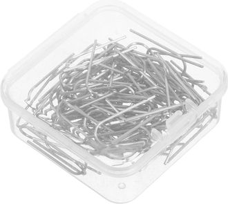 Cabilock 60 St&uuml;ck Teiliges Hochtemperatur Nichrom Draht U f&ouml;rmige Aufh&auml;nger mit Robustem Design und Hitzebest&auml;ndig bis Inklusive Tragbarer Aufbewahrungsbox f&uuml;r