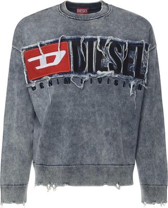 Diesel Homme, Sweatshirts et sweats à capuche, Bleu, Taille: XL Pull K-Fronzi