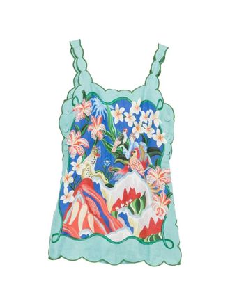 Farm Rio Mini Dress Senza Maniche Garden Of Life