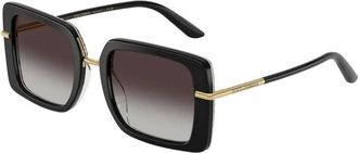 Dolce & Gabbana Femme, Accessoires, Noir, Taille: 52 MM Dg4491 Lunettes de soleil