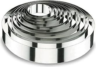 Lacor 68418 Kuchen/Ausstechformer, rund 18 x 4 cm