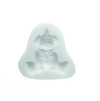 Silikomart Silikomart | Silikonform für Zuckermasse CLOWN, Form für Tortendekorationen, Thema Prinz, Maße 150 x 140 x 35 mm