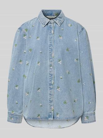 Only Relaxed Fit Jeansbluse aus reiner Baumwolle Modell VERA