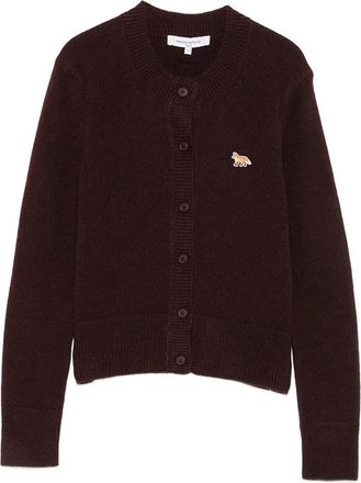 Maison Kitsun&eacute; Cardigan - Lila