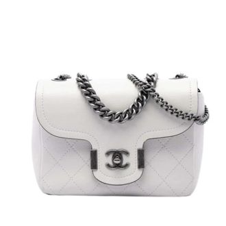 Chanel Pre-owned Vintage Flap Bag - - Pre-owned - Damen - Wei&szlig; - ONE SIZE