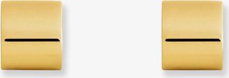 Toteme Brass Huggie Earrings - TOTEME - gender_Woman