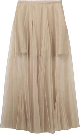 Sofie Schnoor Femme, Jupes, Beige, Taille: 36 FR Jupe Midi