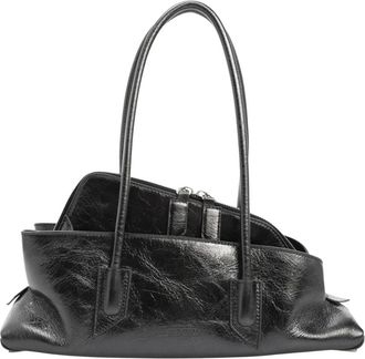 The Attico La Passeggiata Small Top Handle - - Bags - Damen - Grau - ONE SIZE