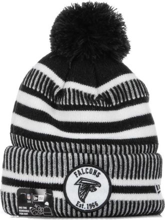New Era Sportliche Pom Pom M&uuml;tze in Schwarz/Wei&szlig; - - Accessories - Herren - Schwarzk - ONE SIZE