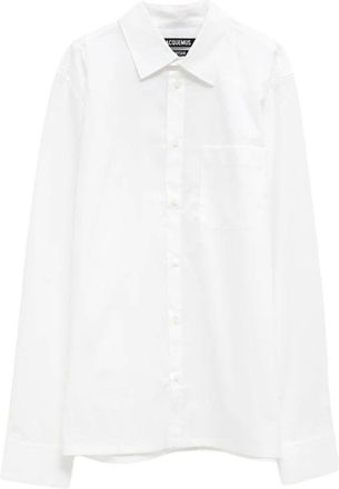 Jacquemus Homme, Chemises, Blanc, Taille: L La Chemise de Costume