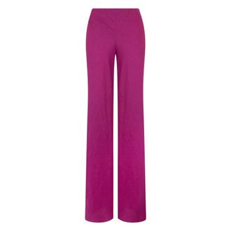 Alberta Ferretti Weite Hose - - Trousers - Damen - Rosa - S