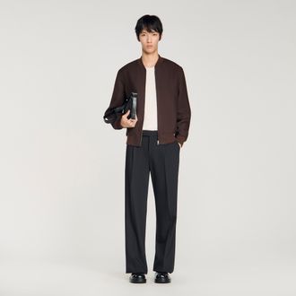 Sandro Blouson mit Rei&szlig;verschluss