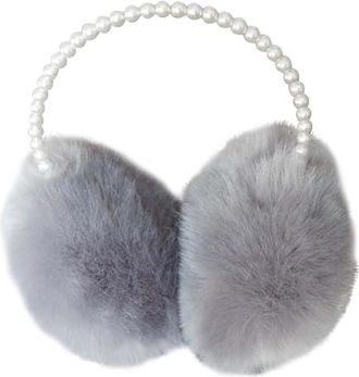 Generic Cache-oreilles pour femme, gris, Taille unique