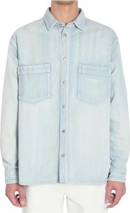 Dior Chemise en jean vieillie - Homme - Chemises - Bleu - Taille: M