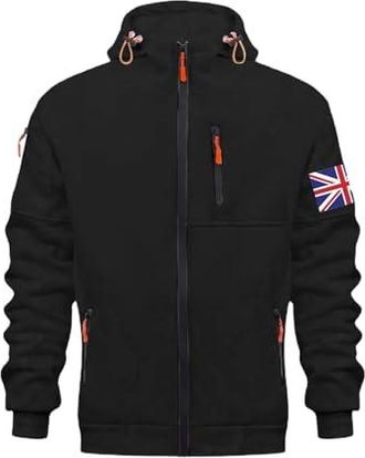 Generic 2025 Sweats Capuche Homme Manches Longues Couleur Unie Grandes Tailles Travail Cole Voyage Worker Hoodie Sweat Premium pour Hommes