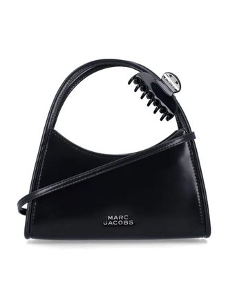 Marc Jacobs Hobo Bags - Glam Claw Clip Leather Crossbody Bag - Gr. unisize - in Schwarz - f&uuml;r Damen