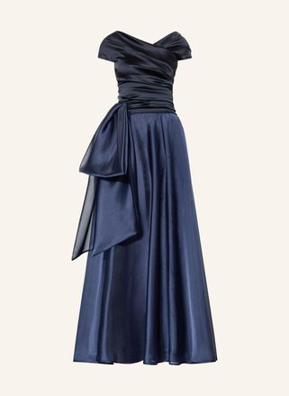 Talbot Runhof Talbot Runhof Abendkleid Im Materialmix blau
