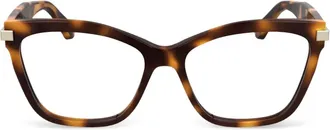 Calvin Klein lunettes de vue à monture papillon - Marron