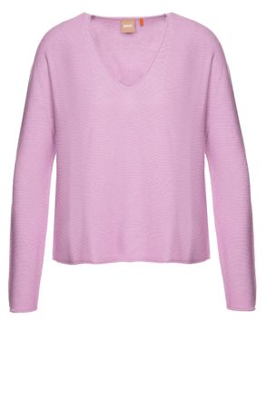 BOSS Damen C_feron Knitted Sweater, Light/Pastel Pink680, S EU