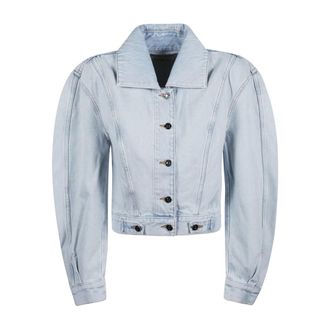 Givenchy Back-To-Front Cocoon Jacket - - Jackets - Damen - Blau - XS