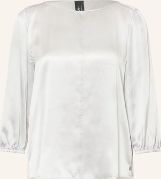 Marc Cain Blusenshirt Aus Seide Mit 3/4-Arm grau