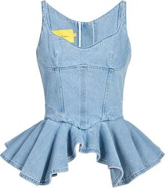 Marques Almeida Jeans Top - Blau