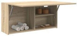 Les Tendances Armoire murale de bain ch&ecirc;ne sonoma 80x25x40 bois ing&eacute;nierie