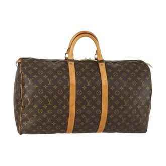 Louis Vuitton unisex, Pre-owned, Brun, Taille: ONE Size Sac de voyage Keepall Pre-owned