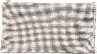 Benedetta Bruzziches la petite Your Best Friend rhinestone chain-strap clutch bag - Silber